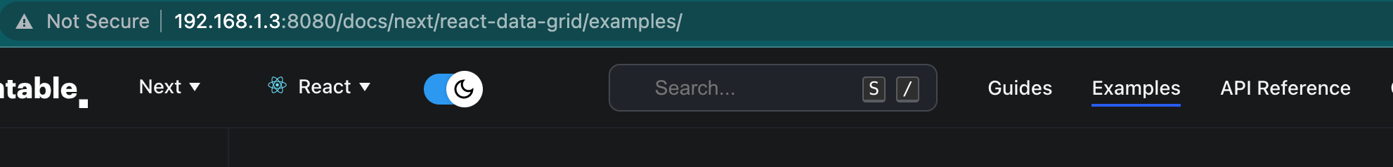 Docs: The active section of the top navigation bar is marked incorrectly · Issue #9715 ...