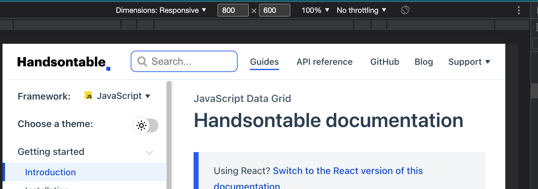 Docs: [12.2] Opened search engine is shifted when the window has a resolution of 800 x 600 or a ...