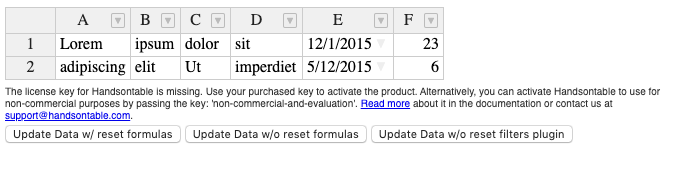 loadData() breaks column filters · Issue #5244 · handsontable/handsontable · GitHub
