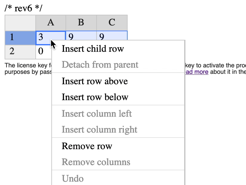 [8.0.0.-beta2-rev6] The amount of rows remains the same even when we try to add new empty rows ...