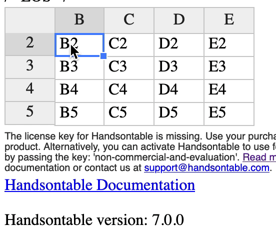 [7.0.0] The editor is moved by 1px when the first row / column is ...