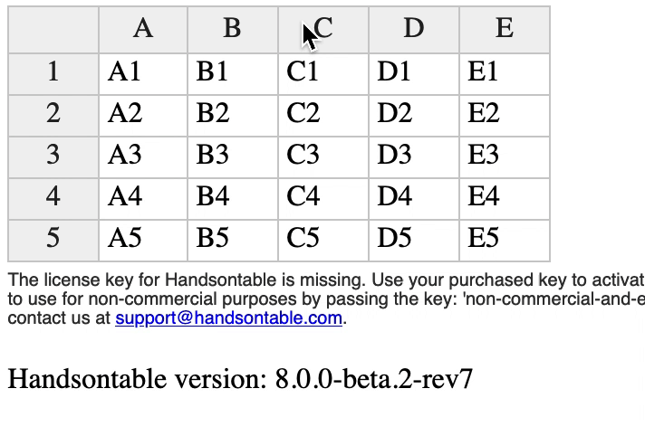 [8.0.0-beta2-rev1/rev7] Undo of removed columns/rows covers too many ...