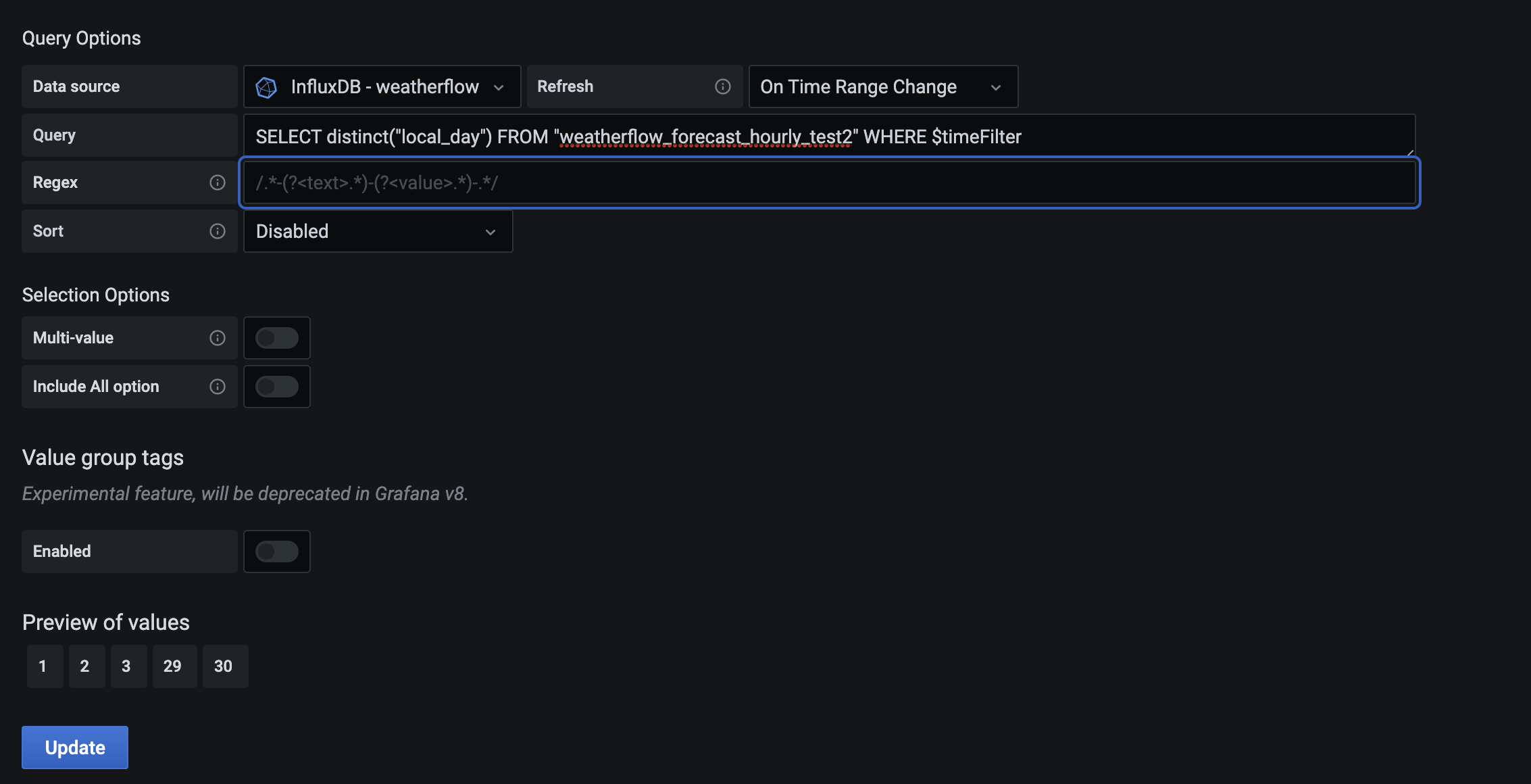 Disabled Sort with Dashboard Variables Still Sorting Returned Values · Issue #33224 · grafana ...