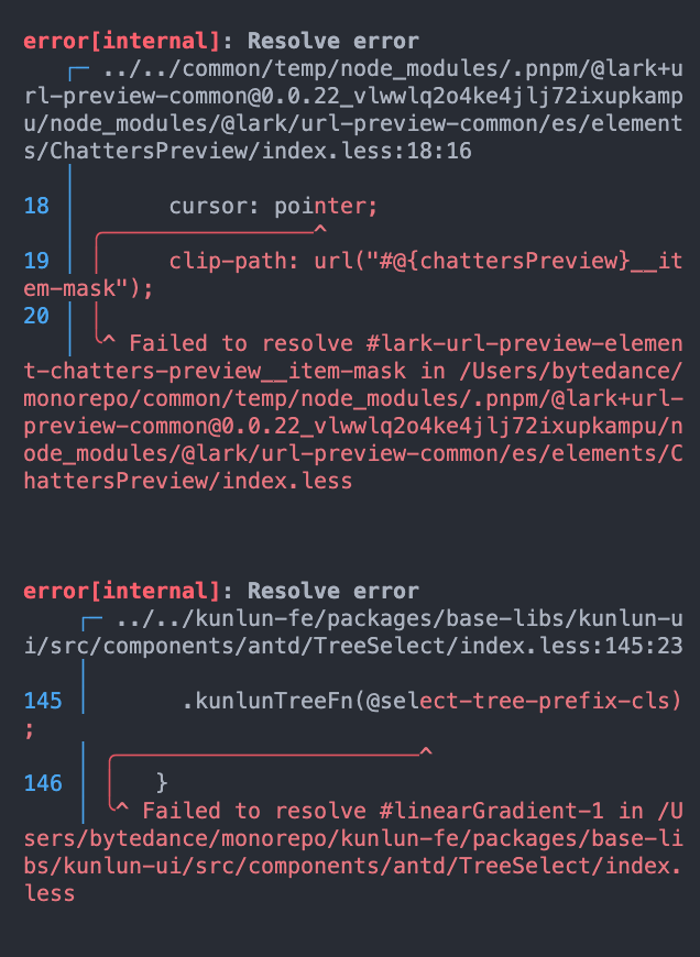 Some Bad Cases About Css Rewrite · Issue 1476 · Web Infra Devrspack 3617