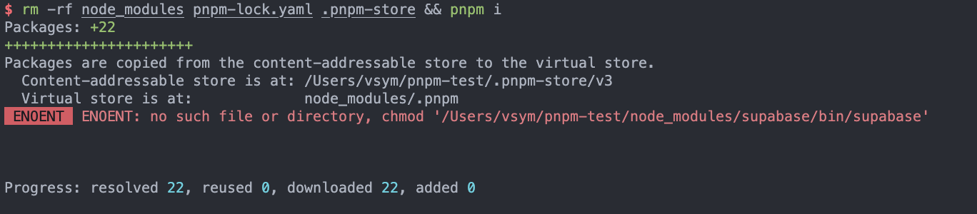 Regression in v7.25.0 · Issue #5945 · pnpm/pnpm · GitHub