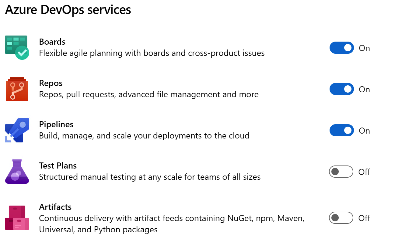 [Feature Request] Enabling/disabling project features (extensions) · Issue #931 · Azure/azure ...