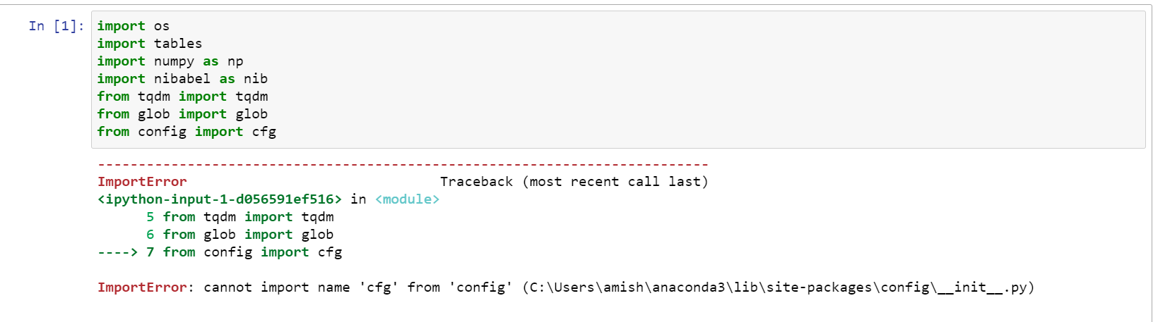 cannot import name 'cfg' from 'config' · Issue #2581 · ibis-project ...