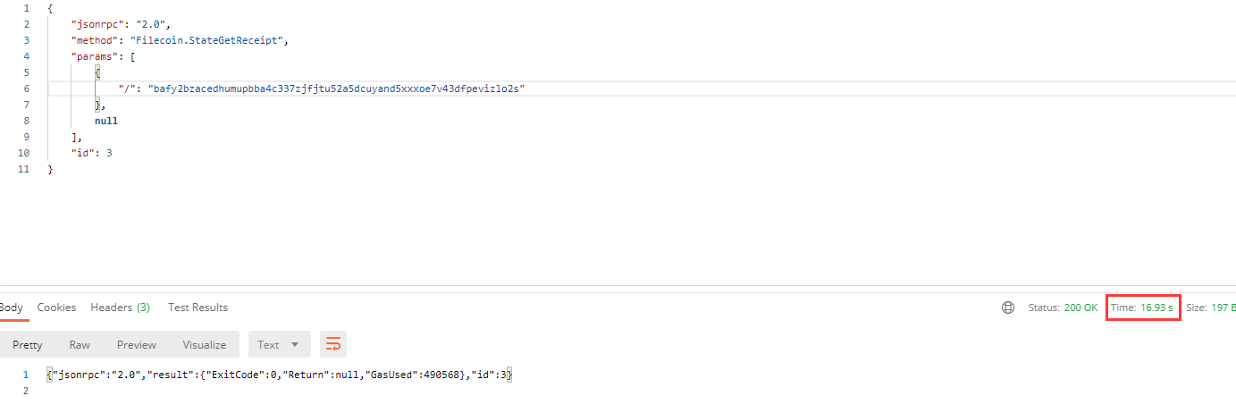 RPC method StateGetReceipt Request returns slowly · Issue #5145 · filecoin-project/lotus · GitHub