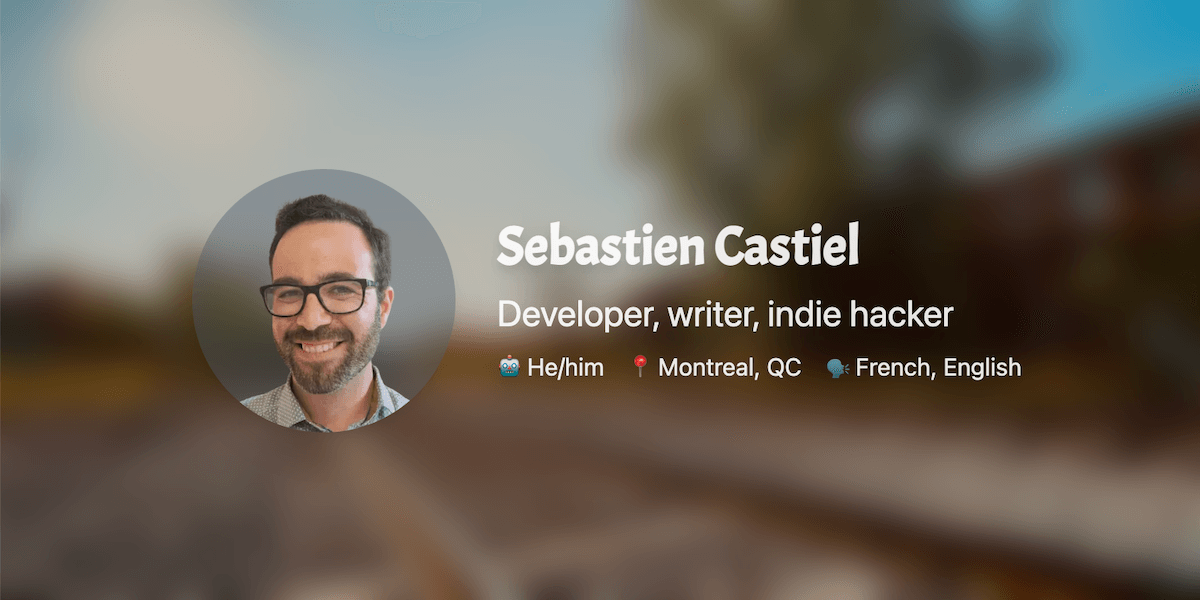 scastiel (Sébastien Castiel) · GitHub