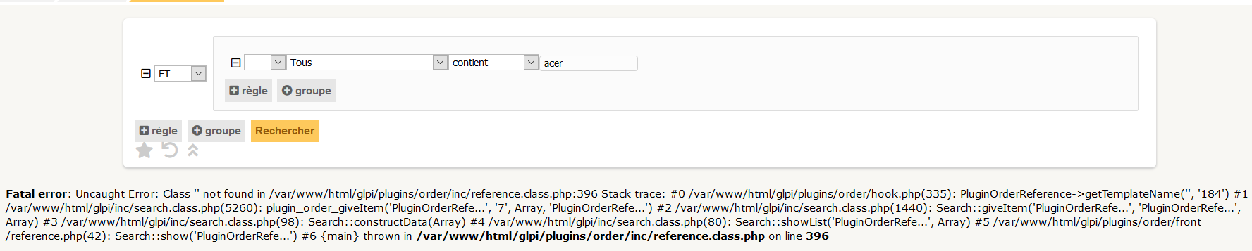 [GLPI 9.4.2] [Order 2.4.0] Page blanche dans Référence produit · Issue #231 · pluginsGLPI/order ...