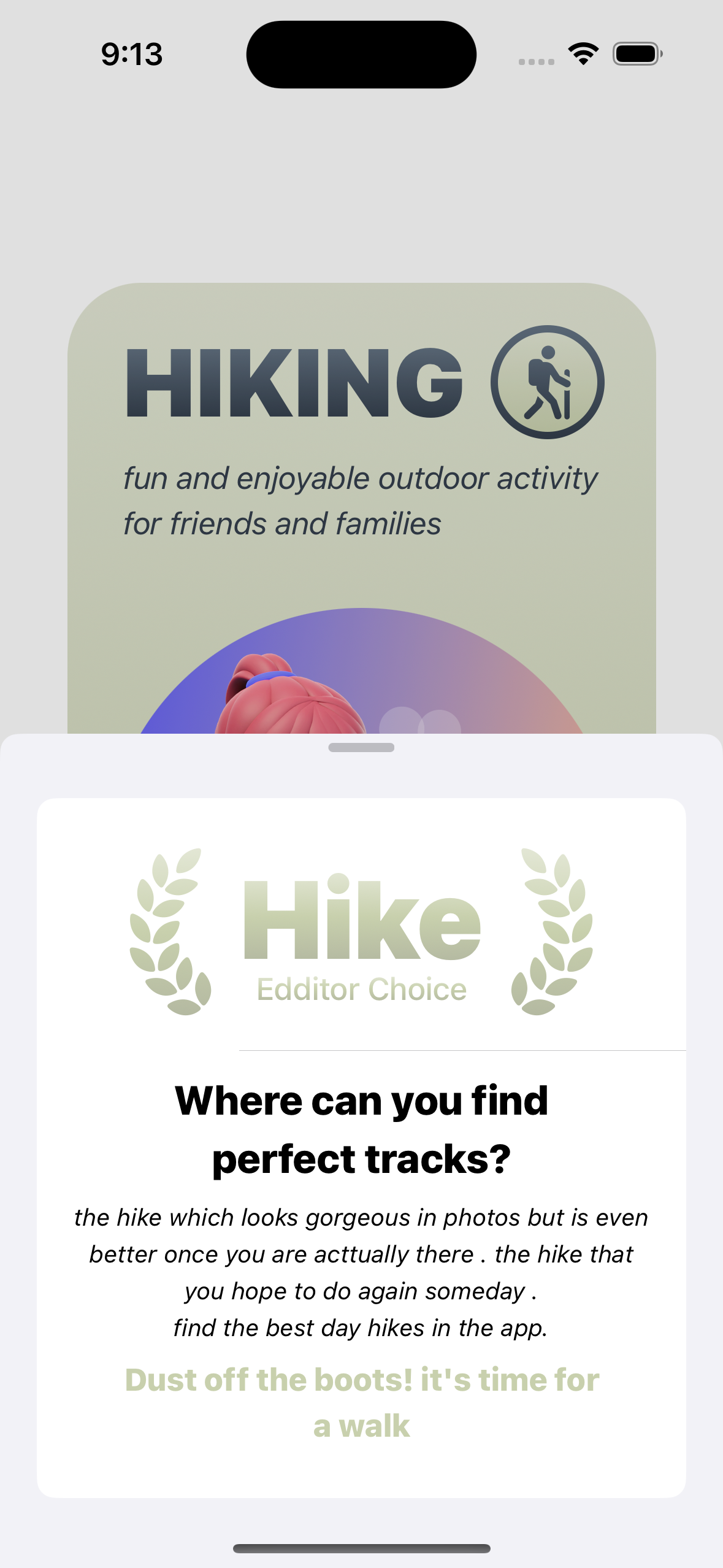 GitHub - eng-oday/Hiking: Swift Ui Application