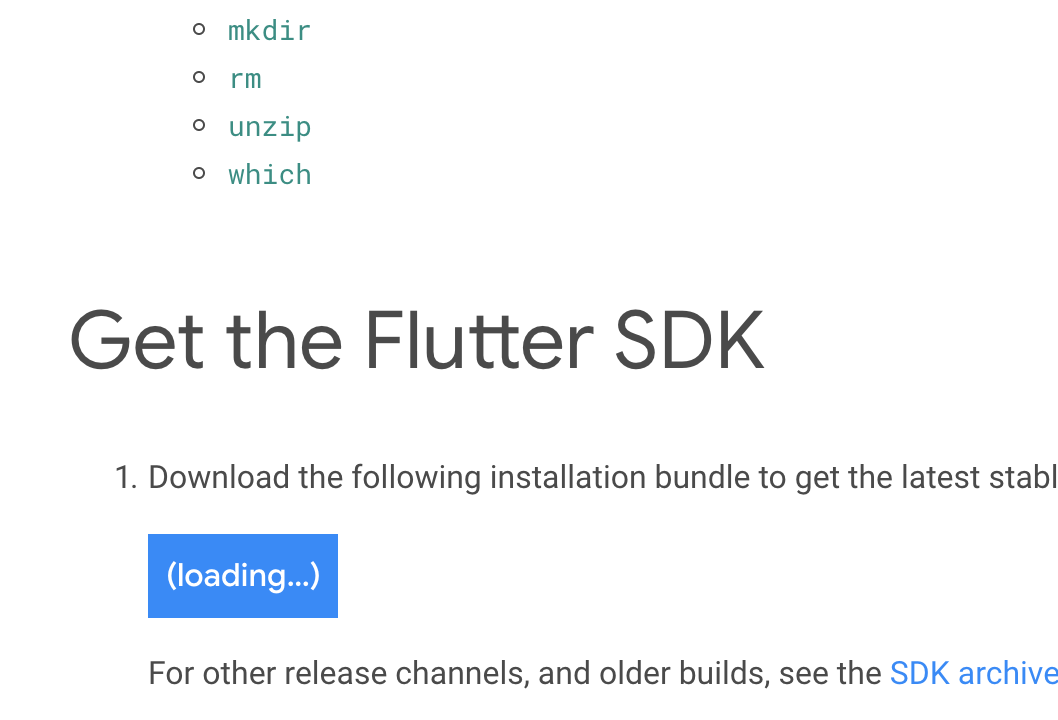 'MacOS install' page issue · Issue #2460 · flutter/website · GitHub