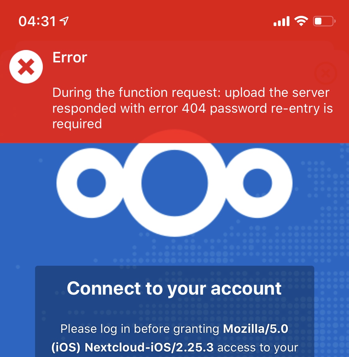 Login Loop: 404 Password re-entry is required error, still not fixed · Issue #1062 · nextcloud ...
