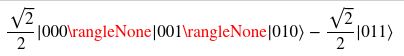 Statevector drawer - `state_to_latex` latex output contains `\rangleNone` · Issue #8169 · Qiskit ...