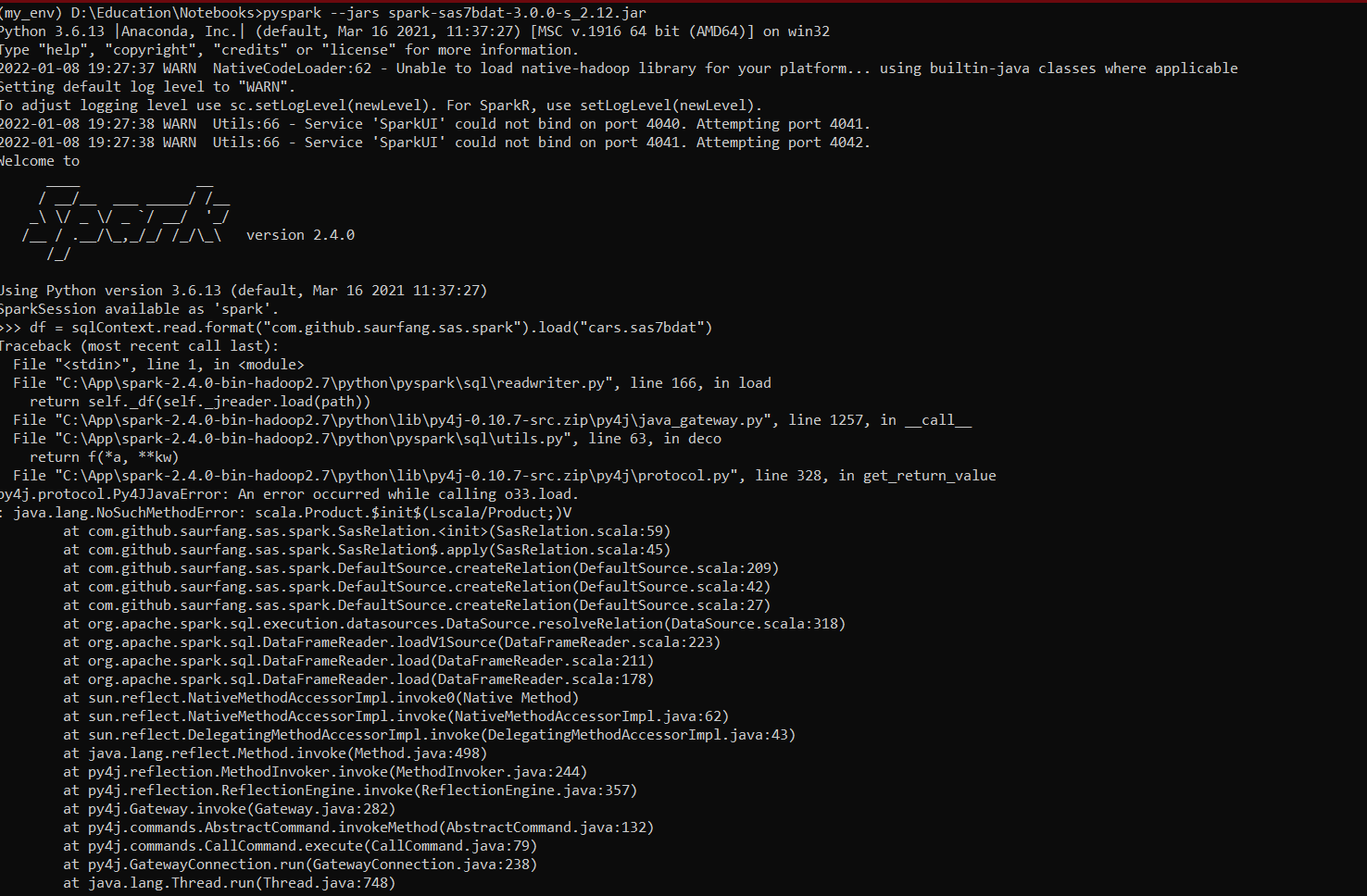 Unable To Read Sas7bdat File In Pyspark · Issue 69 · Saurfangspark Sas7bdat · Github 5650