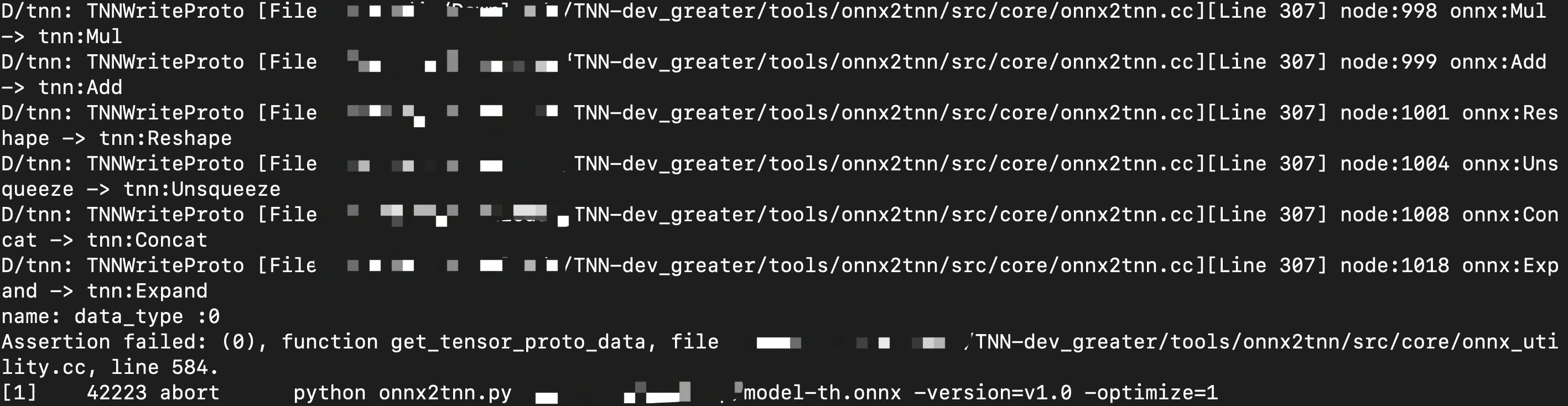 onnx转tnn data_type:0 · Issue #1239 · Tencent/TNN · GitHub