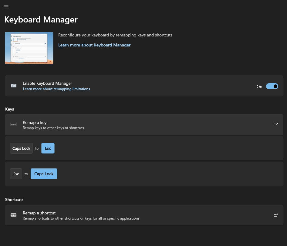 Keyboard Remapping Does Not Working In Cmd · Issue 24955 · Microsoftpowertoys · Github 3300