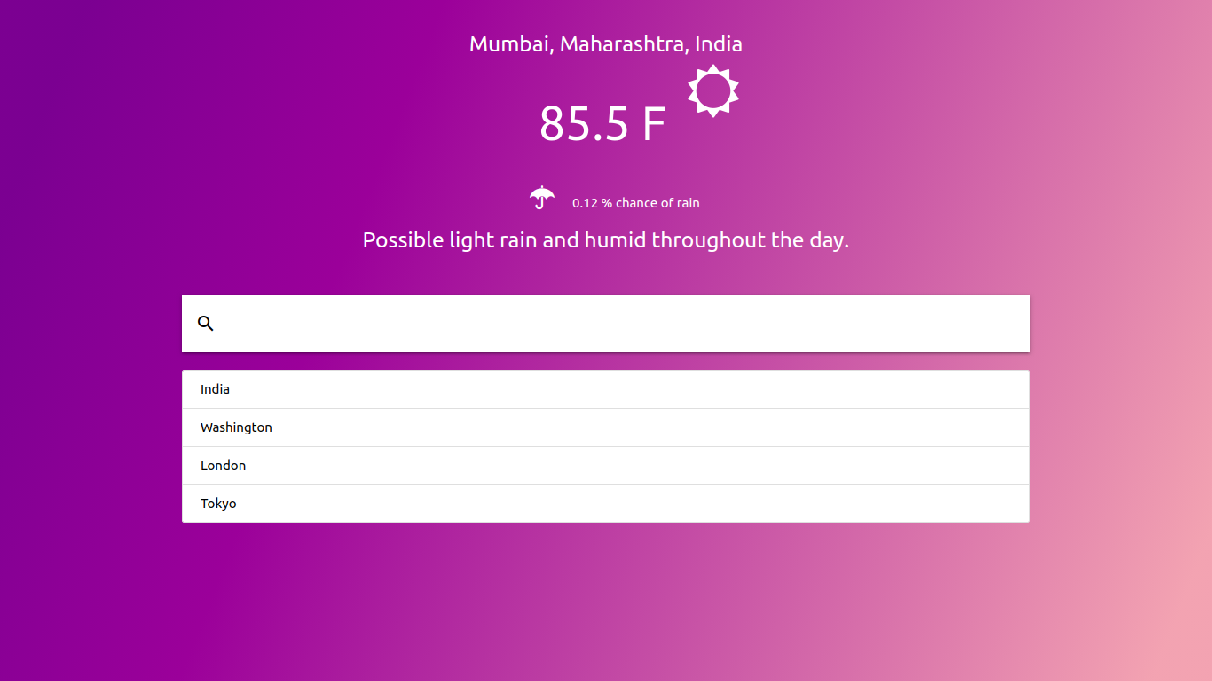 GitHub - tricodani/react-node-Weather