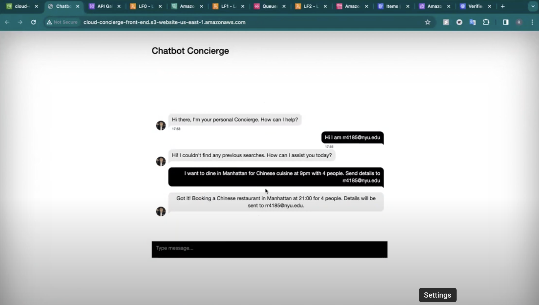 GitHub - rr2203/AWS-Based-Dining-Concierge-Chatbot: This repository contains a comprehensive ...