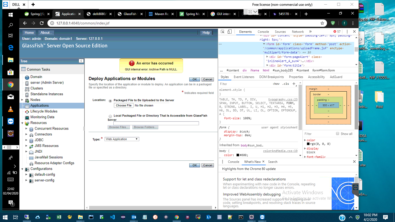 Can´t deploy applications from Web Console [deploy origPath is NULL] · Issue #22739 · eclipse ...