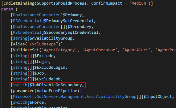 Add DisableOnDestination to Sync-DbaAvailabilityGroup · Issue #6540 · dataplat/dbatools · GitHub
