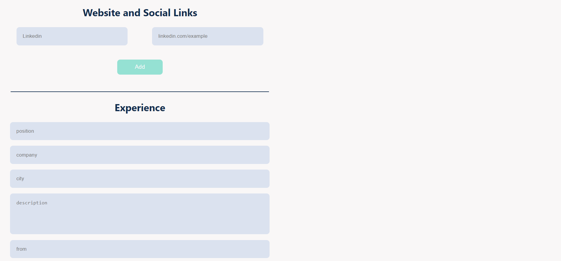 GitHub - uguryilmazdev/cv-project: CV Maker is a simple resume building ...