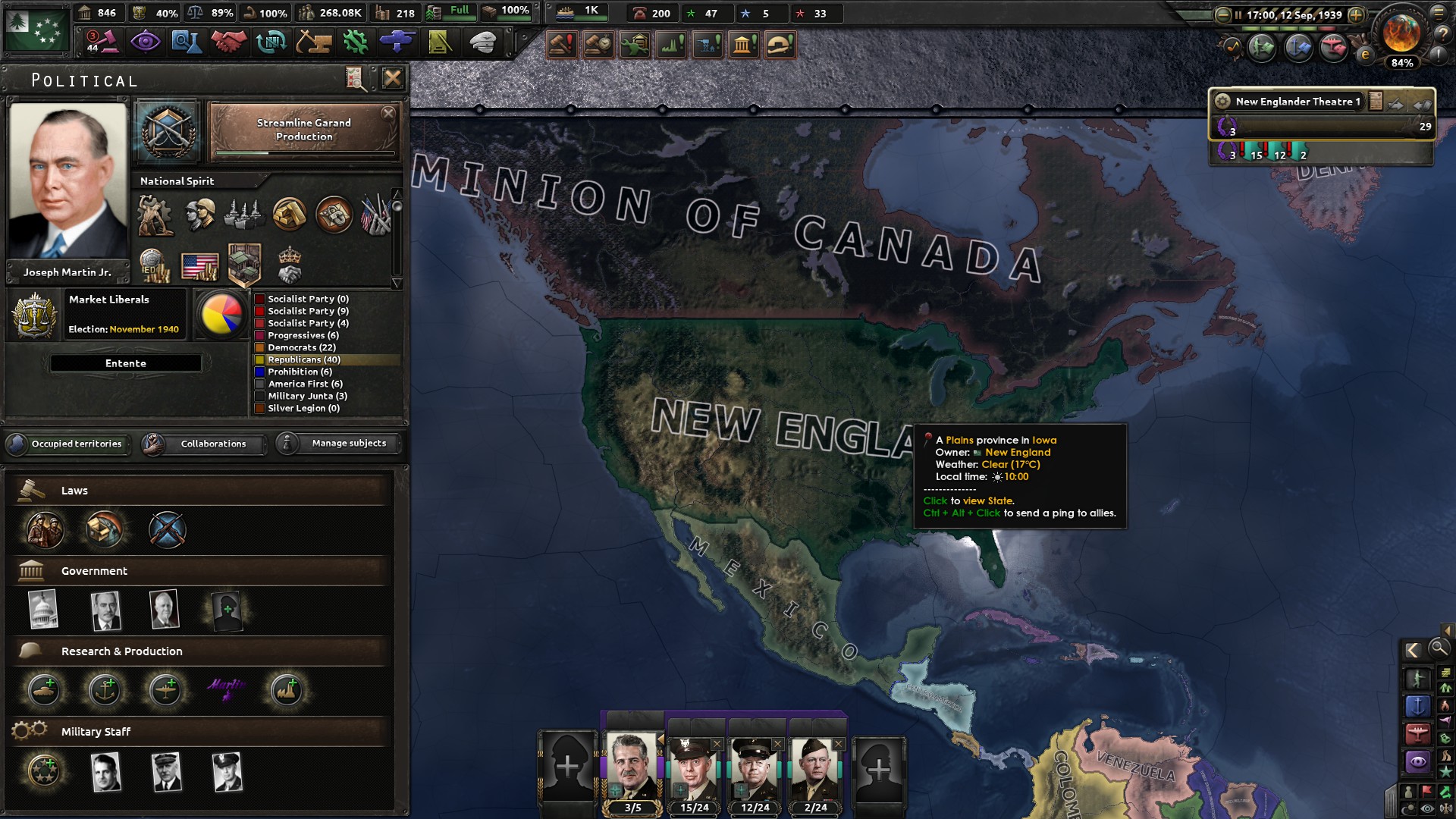 Nee Winning The 2acw As New England Does Not End The Civil War · Issue 19264 · Kaiserreich 