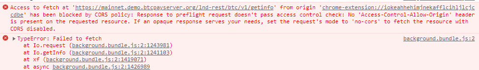 [BUG]: Error: Failed to fetch when using or pairing on my node after a ...