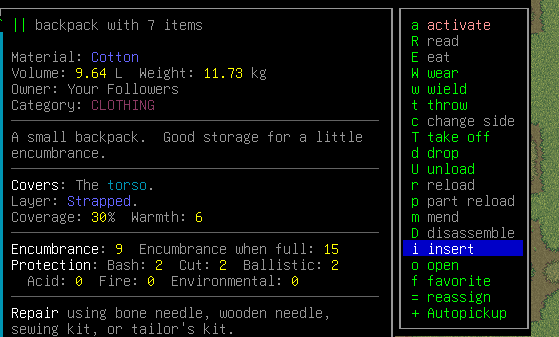 Moving All Contents Between Containers · Issue 40933 · Cleverravencataclysm Dda · Github