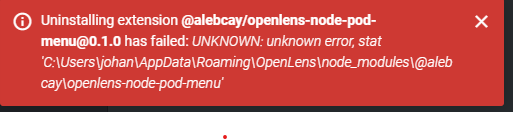 [EXTENSIONS-LOADER]: can't load renderer for "@alebcay/openlens-node-pod-menu" · Issue #90 ...