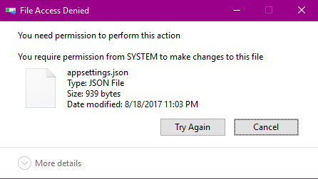 Incorrect permissions set · Issue #129 · microsoft/IIS.Administration ...