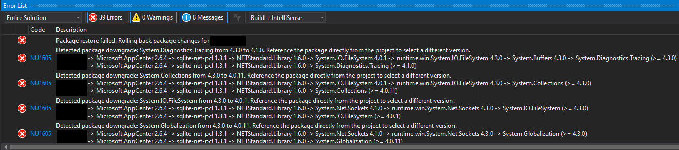 Cannot install in .NET Core 3.1 WinForms project · Issue #1305 · microsoft/appcenter-sdk-dotnet ...