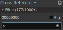 Filtering xrefs shows number hidden instead of shown · Issue #3147 · Vector35/binaryninja-api ...