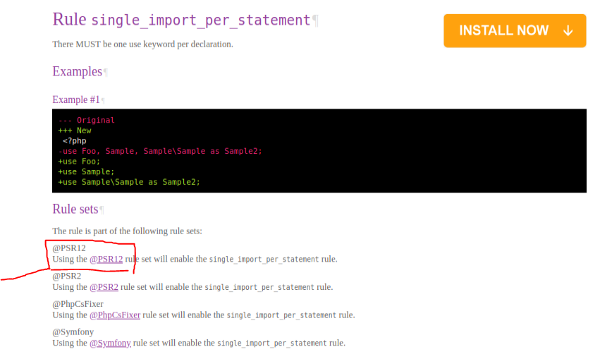 Rule `singleimportperstatement` Behaving Incorrectly In Psr 12 Ruleset · Issue 6324 · Php Cs