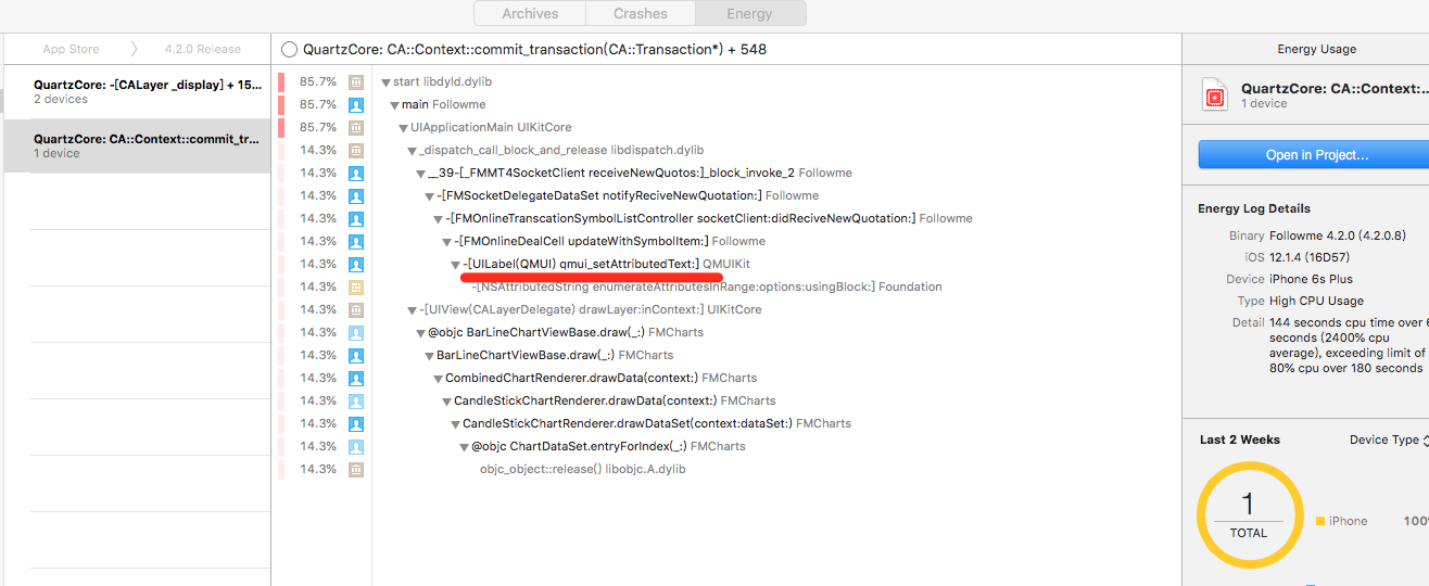 UILabel setAttributedText 的性能问题 · Issue #562 · Tencent/QMUI_iOS · GitHub
