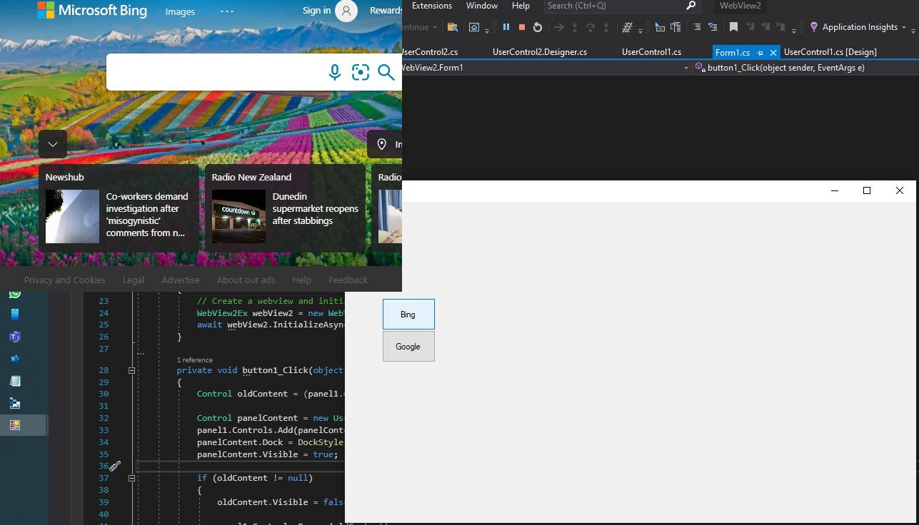 WinForms: Disposing WebView2 after parent control is removed shows WebView2 window · Issue #1282 ...
