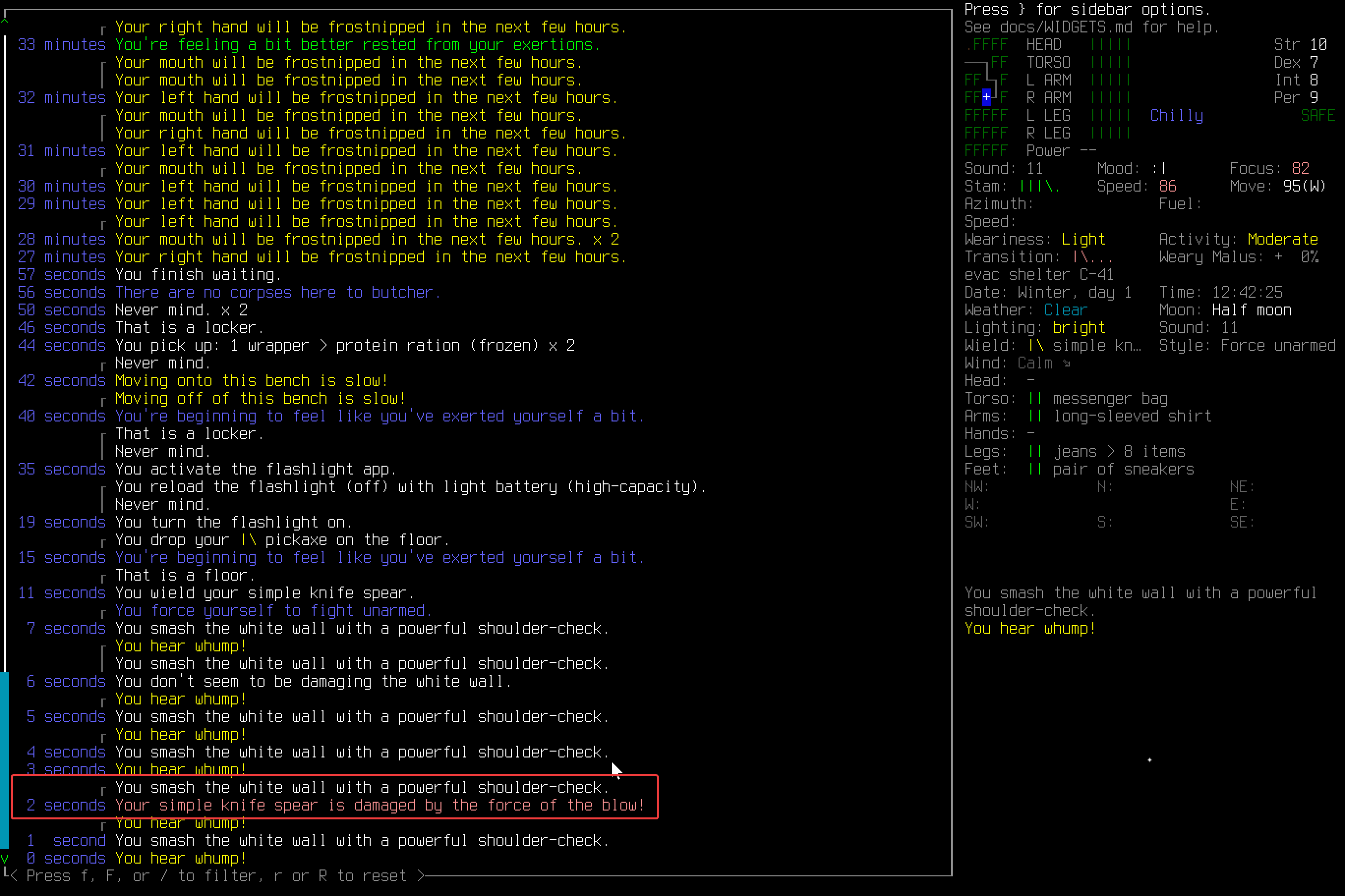Wielded weapons are damaged despite using "Force unarmed" style · Issue #61639 · CleverRaven ...
