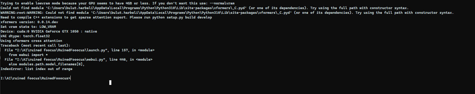 List Index Out of Range · Issue #47 · runew0lf/RuinedFooocus · GitHub
