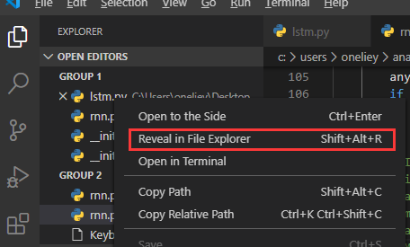 add 'open reveal in file explorer ' in editor context menu · Issue ...
