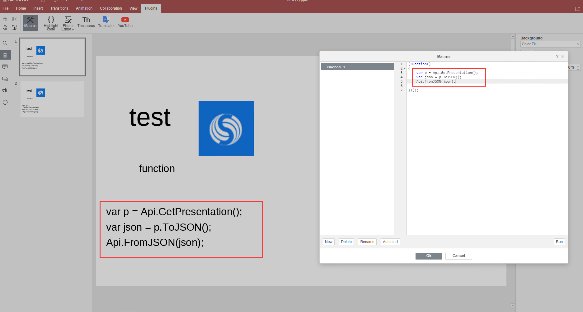 An Error Has Occurred While Execute Macros Script · Issue 1875