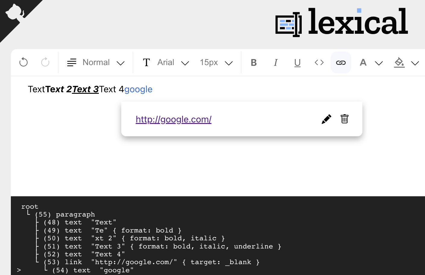 Bug Lexical Richtext Is Not Keeping Empty Lines Between Sentences On Specific Case · Issue