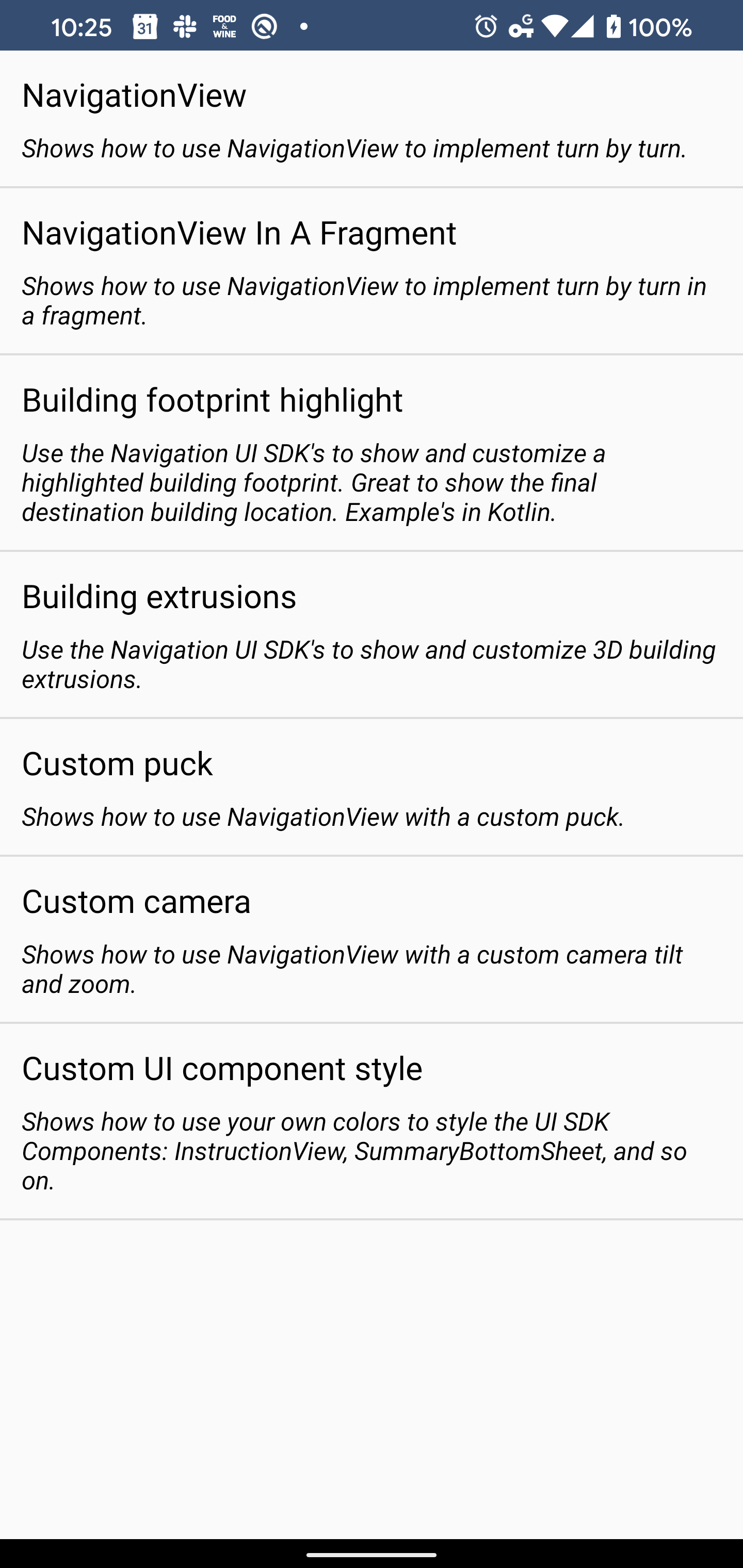 Add material touch feedback to the examples · Issue #3165 · mapbox/mapbox-navigation-android ...