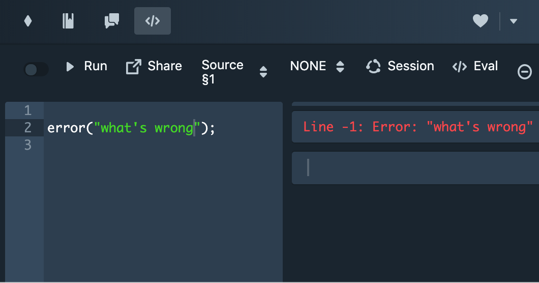 Playground Editor Reports Incorrect Line Number For Errors · Issue 690 · Source Academy 