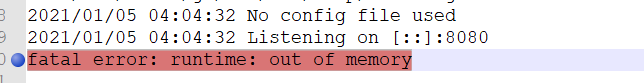 运行时内存不足崩溃 Fatal Error Runtime Out Of Memory · Issue 1227 · Filebrowserfilebrowser · Githubeoi 2357
