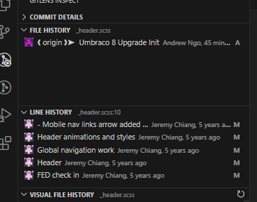 GitLens Inspect "File history" is missing entries after "git mv" · Issue #2828 · gitkraken ...