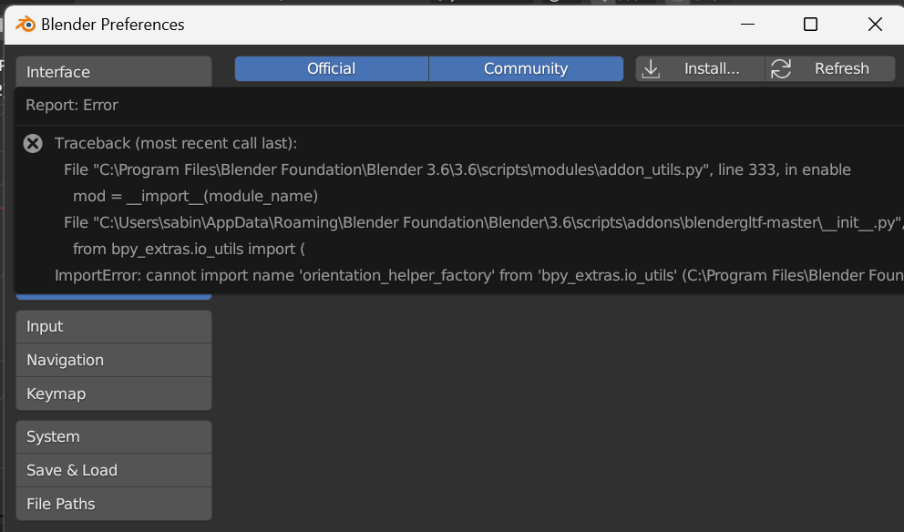 Plugin doesn't enable in Blender 3.6.1 · Issue #159 · Kupoman/blendergltf · GitHub