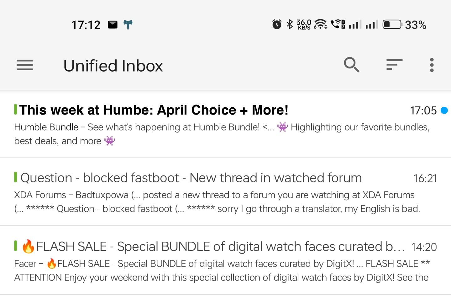 Increased visibility for unread emails · Issue #6812 · thunderbird/thunderbird-android · GitHub