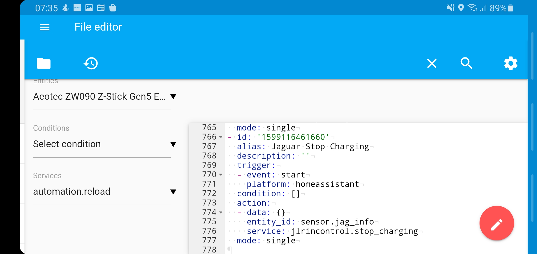 Errors when automating stop_charging service · Issue #45 · msp1974/homeassistant-jlrincontrol ...