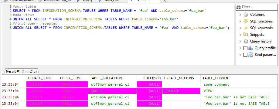 Table comment displays [view] is not BASE TABLE · Issue #781 · HeidiSQL/HeidiSQL · GitHub