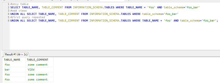 Table comment displays [view] is not BASE TABLE · Issue #781 · HeidiSQL/HeidiSQL · GitHub